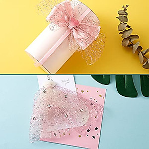 Pandahall 20 Yards Spider Web Lace Net 3 Inches Silver Mesh Ribbon Roll Big Hole Tulle for DIY Craft Flower Gift Packaging Skirt Making Door Curtain Background