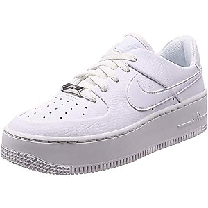 Nike Womens WMNS Air Force 1 Sage Low AR5339 100 Triple White - Size 9W