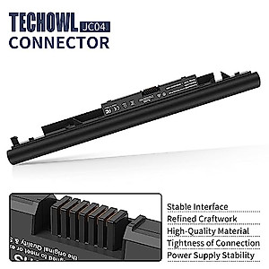 Techowl Spare 919700-850 Laptop Battery for Hp Compatible with Hp Battery JC04 JC03 919701-850 919681-241 919682-421 HSTNN-LB7W HSTNN-LB7V - High-Perform Replacement Battery for Hp
