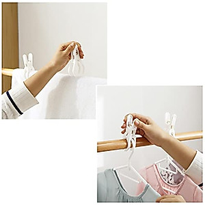 Zingpaw 8-pcs Beach Towel Clips for Drying Socks,Hanging Clips,Heavy Duty Clothes Pin