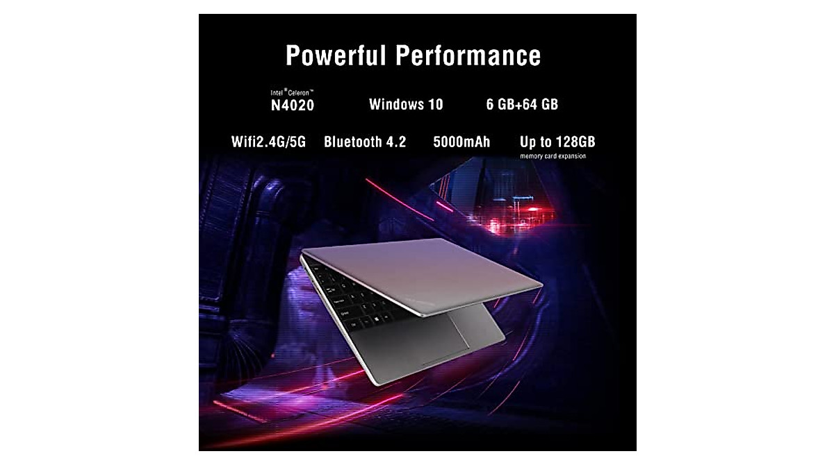 Ruzava 14" Laptop with 6GB RAM & 1TB SSD Support - Power & Portability