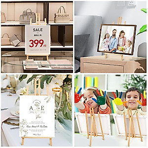 ESRICH 2pcs 17 Inch Tabletop Easels, Easel Stand for Painting,Tripod, Painting Party Easel, Kids Student Desktop Easel for Painting,Paint Easel for Canvas Painting