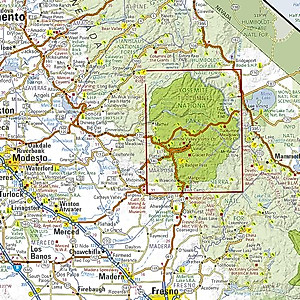 Northern California Map (National Geographic Guide Map)