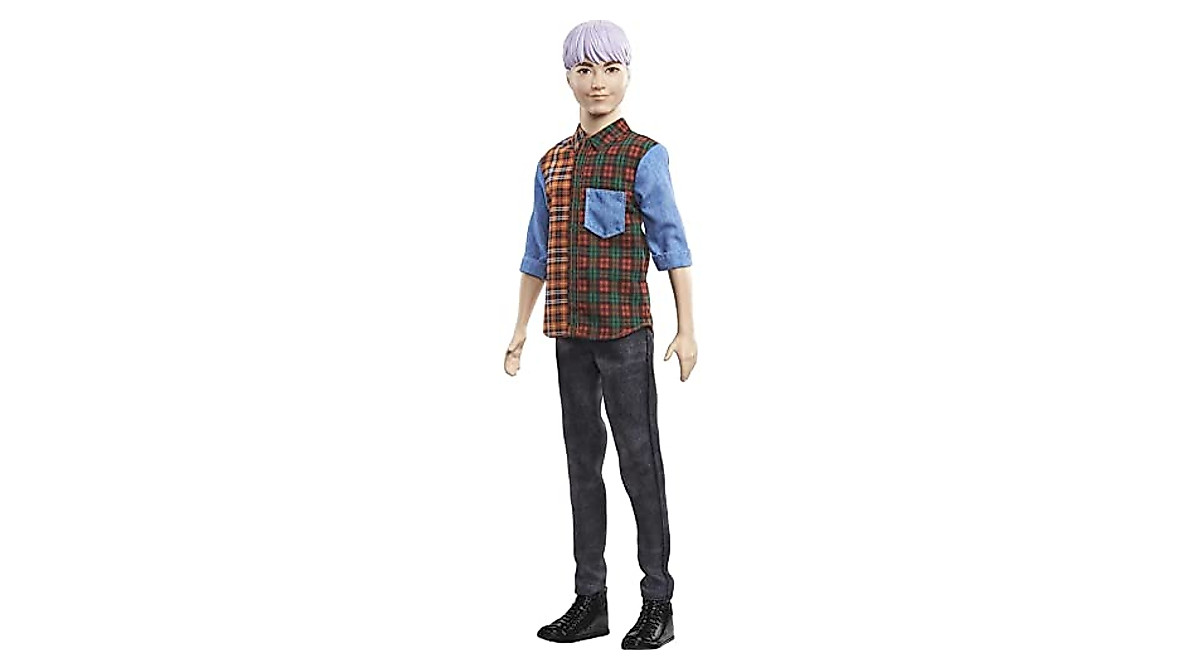 Barbie Ken Fashionistas Doll #154 - Trendy Purple Style