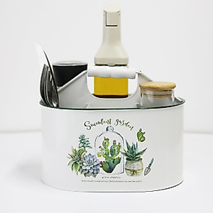 Fashionstorm Utensil Caddy Flatware Organizer for Kitchen Outdoor Picnic Utensils Holder