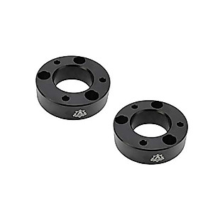 Front Leveling Kit 2.5" Inches - Fits 2004-2018 Ford F-150 Pickup Truck 2WD, 4 Wheel Drive 4WD, 4x4 - Front Strut Spacers Lift 2 1/2 Inch - Forged Aircraft Aluminum Billet Construction