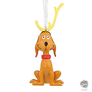 Hallmark Dr. Seuss How The Grinch Stole Christmas! Max Christmas Ornament, Resin
