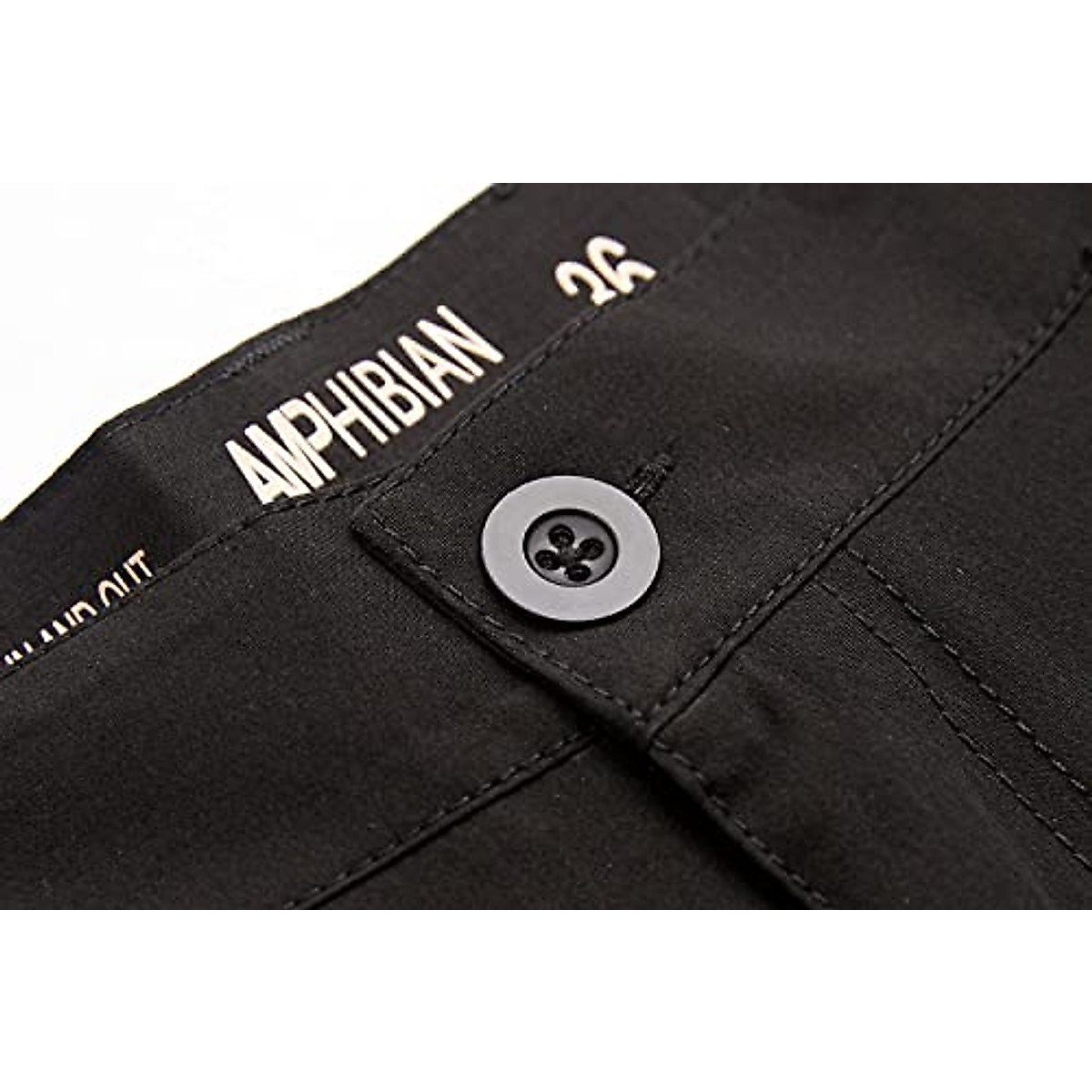 Men's Union Amphibian Hybrid Shorts 21 Inch Summer Quick Dry Lightweight Chino Short Golf Athletic Workout Zipper Wareing with Pockets，Black 30