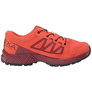 Salomon Kids' XA Elevate J Trail Running Shoes, CHERRY TOMATO/Red Dahlia/Black, 13K