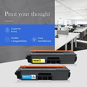 STAROVER Compatible Toner Cartridge Replacement for Brother TN433 TN 433 431 TN433BK TN431 TN431BK for HL-L8360CDW MFC-L8900CDW HL-L8260CDW HL-L8360CDWT MFCL8610CDW MFCL9570CDW Printer (1BK,1C,1M,1Y)
