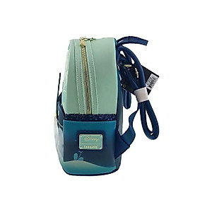 Loungefly Disney Mini Backpack, The Little Mermaid Sidekicks, Flounder Sebastian