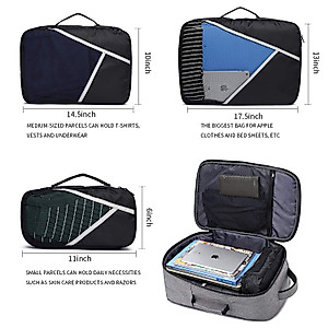 Asenlin 40L Travel Backpack for Women Men，17 Inch Laptop Backpack Flight Approved Luggage Carry On Water Resistant Computer Backpack for Weekender Overnight Large Daypack Grey