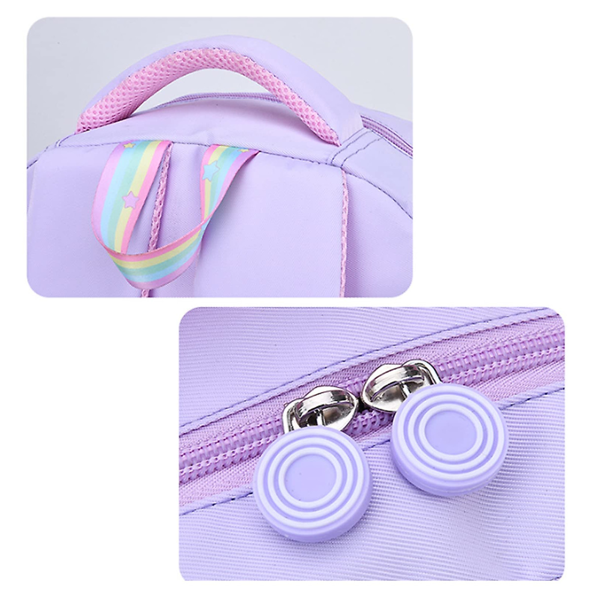 HIPOTUO Unicorn Backpack Cute Laptop Backpacks Casual Durable Lightweight Travel Bags Medium