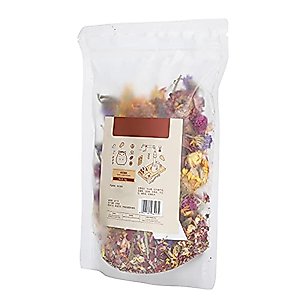 GLOGLOW Small Pet Bedding, Dried Flowers Padding for Squirrels Guinea Pigs Rabbits Chinchillas Hamsters Gerbils(100g) Treats