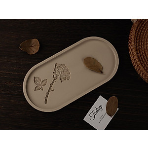 6 Set Tray Silicone Resin Mold Oval Flower Butterfly Shaped Epoxy Silicone Casting Plaster Mold Concrete Clay Tray for Cup Fruit Candy Vase Storage Holder, 3D DIY Display Decor Crafts