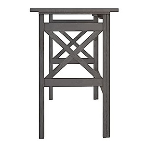 Winsome Wood Xander Computer Desk, Oyster Gray