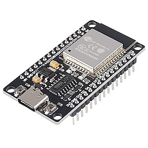 Type-C ESP32 ESP-32S Development Board 2.4GHz Dual-Mode WiFi Bluetooth Dual Cores Microcontroller Processor Integrated with ESP32s Antenna RF AMP Filter AP STA for Arduino IDE (3pcs Type-C ESP32)