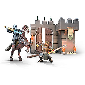 Mega Construx Game of Thrones Winterfell Defense Construction Set with Character Figures, Building Toys for Collectors (185 Pieces)