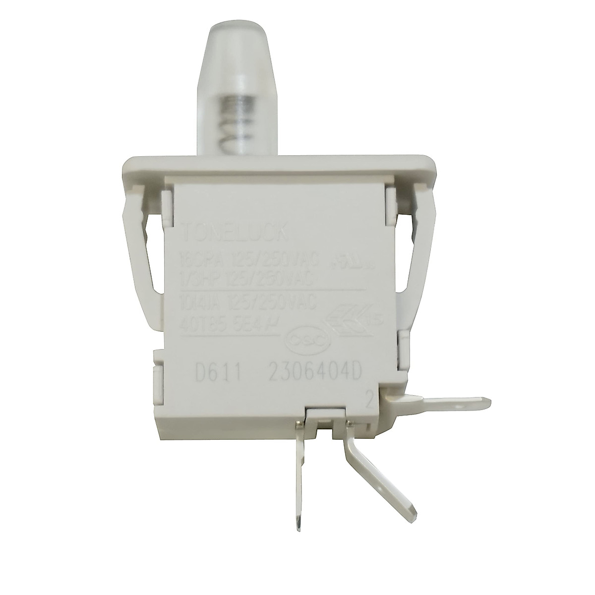 Choice Manufactured Parts Refrigerator Door Light Switch fits GE, AP6328772, PS12295821, WR23X29161