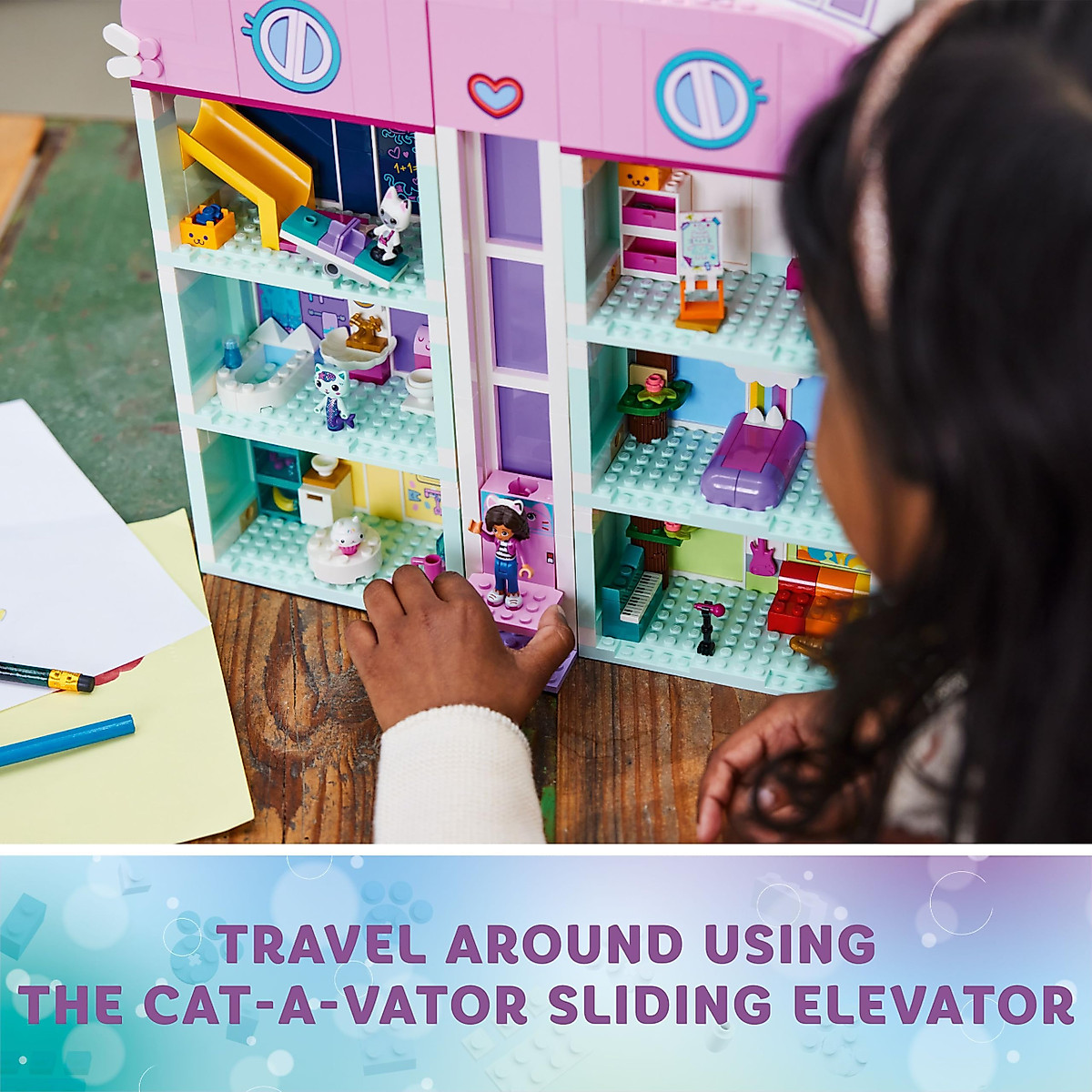 Lego Gabby’s Dollhouse 10788 Building Toy Set, 8-Room Playhouse with Purrfect Details and Popular Characters from The Show, Including Gabby, Pandy Paws, Cakey and Mercat, Kids Toy for Ages 4 and up