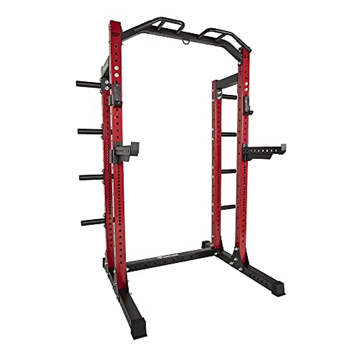 Signature Fitness SF-SS1 1,000 Pound Capacity 3” x 3” Power Rack Squat Stand, Includes J-Hooks and Safety Spotter Arms, Optional Conversion Kits, Half Conversion kit Only