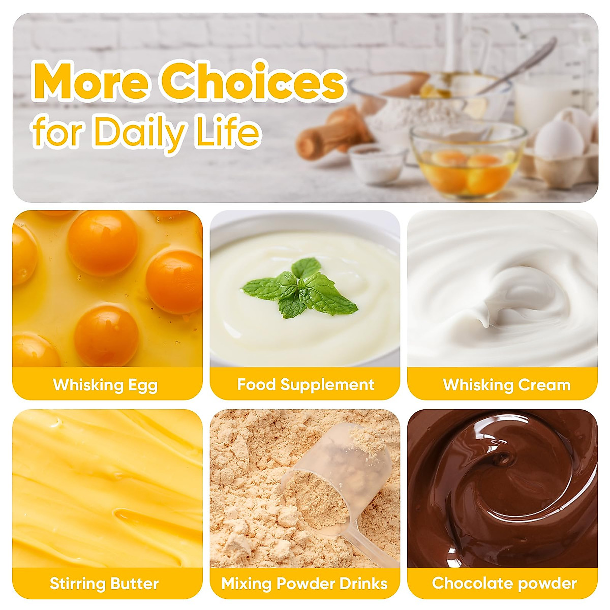 OOKUU Stainless Steel Egg Whisk, Whizzy Whisk, Semi Automatic Whisk Blender for Home - Versatile Tool for Egg Beater, Hand Push Whisk Blender, for Blending, Whisking, Beating & Stirring (12in)