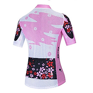 Cycling Jersey Women Bicycle Shirts Tops Stretch Fabrics High Breathable Bicycle Clothing Quick Dry