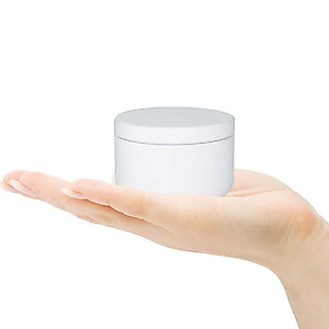 DIEWU 10Pcs Tin Candle Containers with Lids for Making Candles, Arts & Crafts, Empty Candle Jars with Lids(Brown)