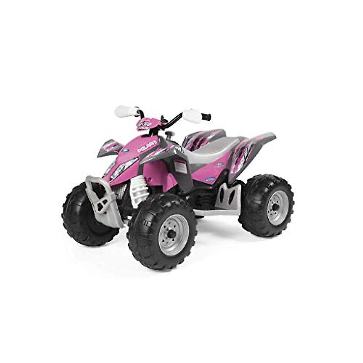 Peg Perego Polaris Outlaw Pink Power 12 Volt Ride on Quad
