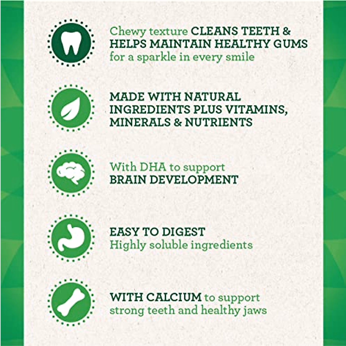 Greenies Puppy 6+ Months Regular Natural Dog Dental Care Dog Treats, 12 oz. Pack (12 Treats)