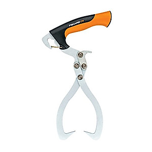 Fiskars Log Tongs, Log Carrier, 12 Inch diameter, Black