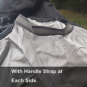 Heavy Duty Bike Cover Outdoor Waterproof Bicycle Covers Rain Sun UV Dust Wind Proof with Lock Hole for Mountain Road Electric Bike for 2 Bike