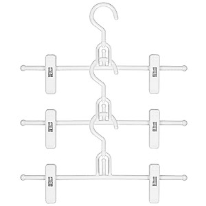 PURUS LIVING Relay Skirt Hanger (3P) Light-Weight Utilizing Organized Closet Space Saving Neat Arrangement Easy Storage Eco-Friendly Materials Non-Slip Design Clothes Pants Jacket Storage Organizer