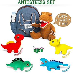 Dinosaur Toys for Kids 3-5, Dinosaur Toys for Kids 2-4, Gifts for 2 Year Old Boy, Gifts for 3 Year Old Boys, Toddler Dinosaur Backpack