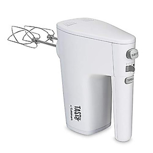 Tasty by Cuisinart HM200T Hand Mixer, 12.16"(L) x 2.16"(W) x 15.31"(H), White
