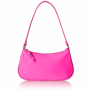 The Drop Women's Melanie Small Shoulder Bag, Hot Pink Nylon, One Size