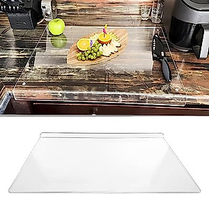 17X13 inch Acrylic Cutting Boards for Kitchen Counter, Non Slip Acrylic Chopping Board Clear Cutting Board for Countertop Kitchen Restaurant