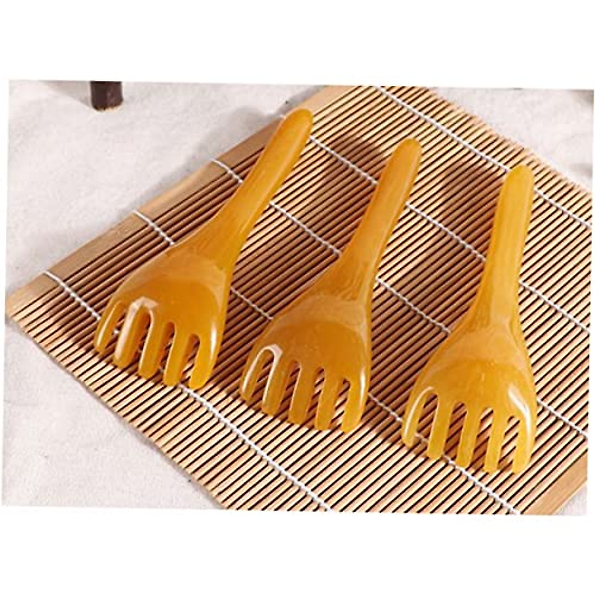 Healeved Massagers for Feet Thai Massage Tool Massaging Comb Jade Massager Massage Comb Massage Stick Facial Massage Tool Jade Comb Five Claw Massager Tendon Stick Sole of Foot