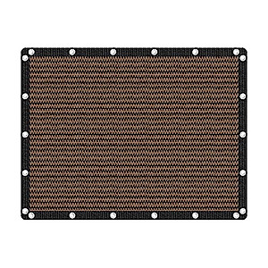 VICLLAX 90% Shade Fabric Sun Shade Cloth Privacy Screen with Reinforced Grommets for Outdoor Patio Garden Pergola Cover Canopy 6x8 FT, Mocha