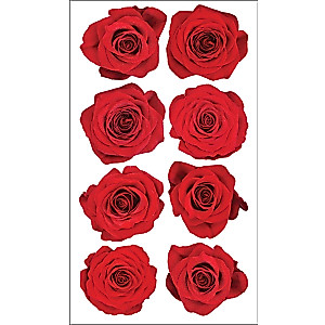 Sticko Sticker Themed-Red Roses 52-00981, Other