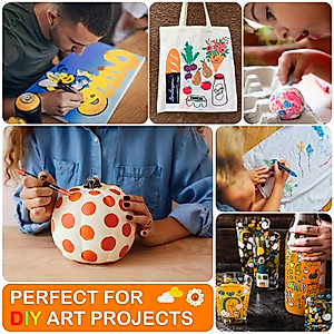 24 Colors Acrylic Paint Pens, Dual Tip Acrylic Paint Markers with Brush Tip and Fine Tip, Acrylic Pens for Rock Painting, Wood, Canvas, Stone, Glass, Ceramic,DIY Crafts Making Art Supplies