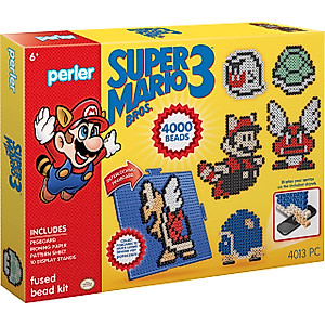 Perler Beads Super Mario Crafts Mega Activity Kit, 4013 pcs