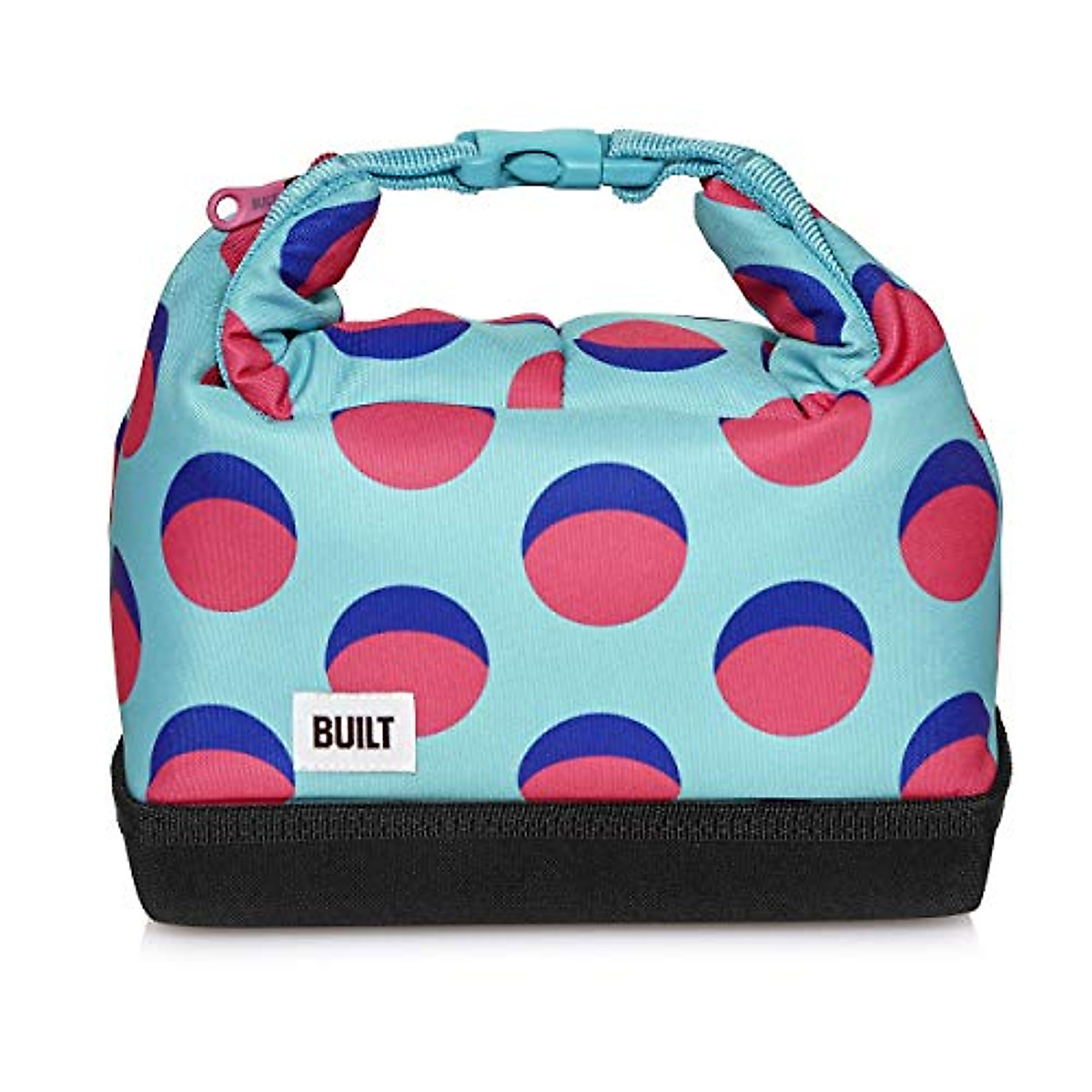 BUILT Lex Polyester Lunch Tote Bag - Lightweight, Insulated and Reusable Retro Moon Dot 5251733