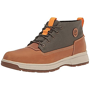 Timberland Men's Atwells Ave L/F Chukka Boot, Wheat Full-Grain, 9