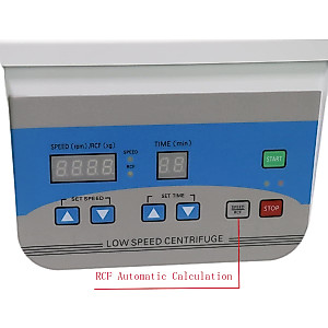 SHengwin Lab Benchtop Centrifuge Machine 10ml/15ml x 8, Laboratory PRP Centrifuge with Speed and Time, Lab Low Speed Desktop Centrifugal Machine 100-4000rpm