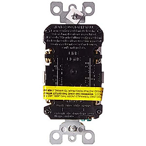 Leviton GFCI Outlet with Guidelight, 20 Amp, Self Test, Tamper-Resistant with LED Indicator Light, Replaces Plugged in Night Light, GFNL2-W, White