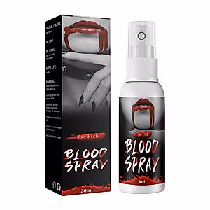 Halloween SFX Makeup Kit Scary Face Special Effects Makeup Kit Fake Blood Spray, Coagulated Blood Gel