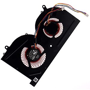 Deal4GO GPU Cooling Fan Replacement for MSi GS63 GS63VR GS73VR GS62 MS-16K2 MS-16K3 MS-16K4 MS-16K5 MS-17B1 MS-17B2 BS5005HS-U2L1