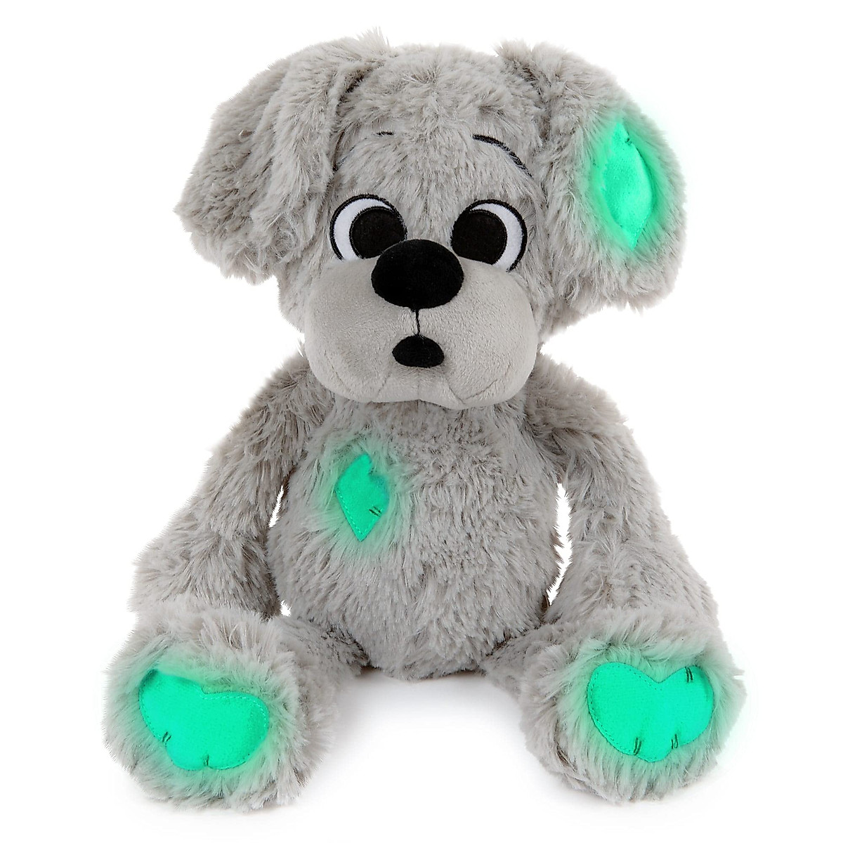 Secura Cutie Soft Stuffed Animal Puppy with Superpowers – Glow in Dark Patches for Bedtime Comfort (no batteries needed) – Stuffed Animal for Boys & Girls - Cute Plush Dog Teddy Bear Toy – 14"