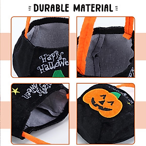 Mr. Pen- Mini Halloween Candy Bucket, 2 Pack, Halloween Bucket, Halloween Trick or Treat Bucket, Halloween Trick or Treat Bags, Halloween Bags for Trick or Treat, Halloween Buckets for Trick or Treat